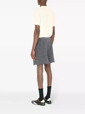 MAISON MARGIELA Four-stitch Wool-cashmere Shorts