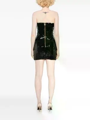 Balmain Sequin-embellished Tailored Mini Dress