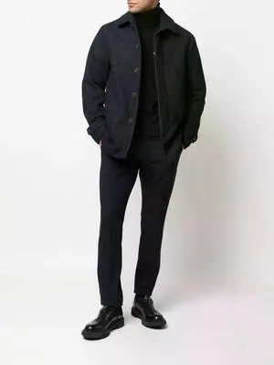 DONDUP Mid-rise Tapered Trousers - Blue