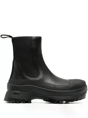 Stella McCartney Trace Faux-leather Ankle Boots - Black