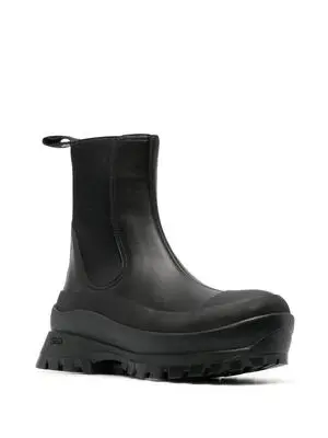Stella McCartney Trace Faux-leather Ankle Boots - Black