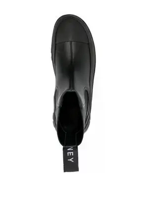Stella McCartney Trace Faux-leather Ankle Boots - Black