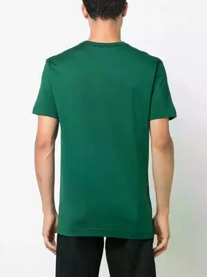Dolce & Gabbana Cotton T-shirt With Branded Tag - Green