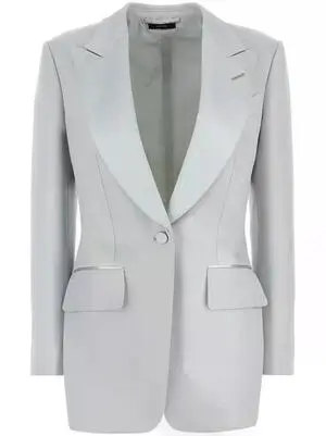 TOM FORD Single-breasted Blazer - Grey