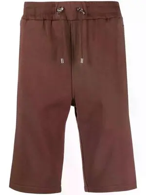 Balmain Logo-print Track Shorts - Brown