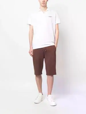 Balmain Logo-print Track Shorts - Brown