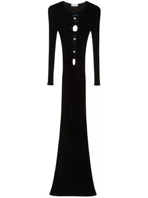 Off-White Cut-out Knitted Dress