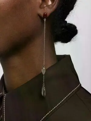 LEMAIRE Bead-embellished Drop Earrings