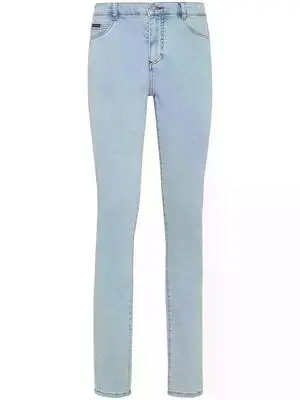 Philipp Plein Logo-plaque Skinny-cut Jeans