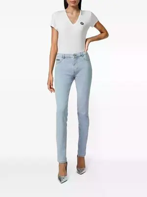 Philipp Plein Logo-plaque Skinny-cut Jeans