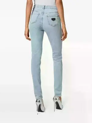 Philipp Plein Logo-plaque Skinny-cut Jeans