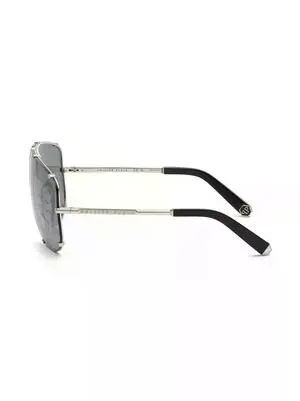 Philipp Plein Studded Pilot-frame Sunglasses