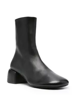 Marsèll 50mm Basata Leather Ankle Boots - Black