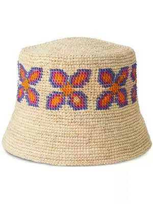 MAISON MICHEL Lila Bucket Hat