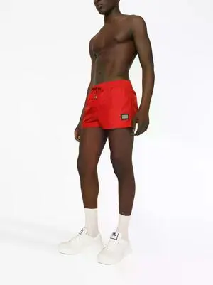 Dolce & Gabbana Logo-plaque Swim Shorts