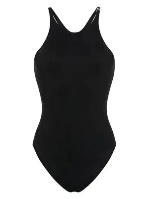MUGLER Corset-style Swimsuit - Black