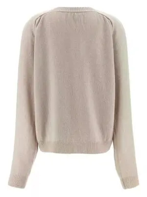 RAMAEL Crew Neck Long Sleeve Sweater With Cut-out Detail