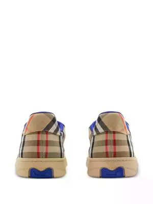 Burberry Check Lace-up Sneakers - Neutrals