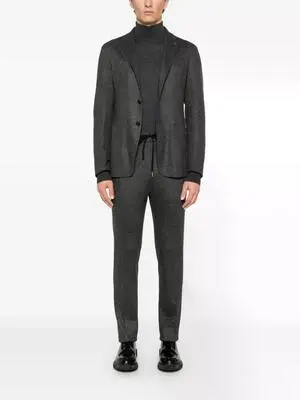 Tagliatore Miles Roll Neck Sweater - Grey