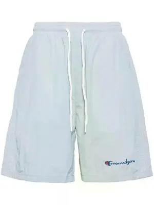 GROUND ZERO Logo-print Knee-length Shorts