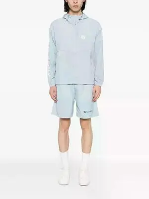 GROUND ZERO Logo-print Knee-length Shorts