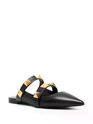 Valentino Garavani Roman Stud Flat Mules