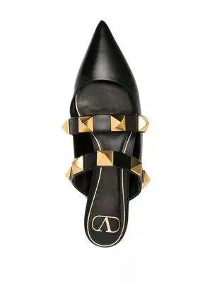 Valentino Garavani Roman Stud Flat Mules