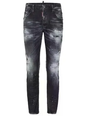 Dsquared2 Distressed Skinny Jeans - Black