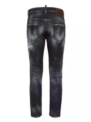 Dsquared2 Distressed Skinny Jeans - Black