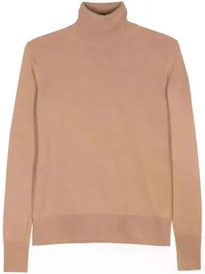 FORTE_FORTE Roll-neck Virgin-wool Jumper - Neutrals