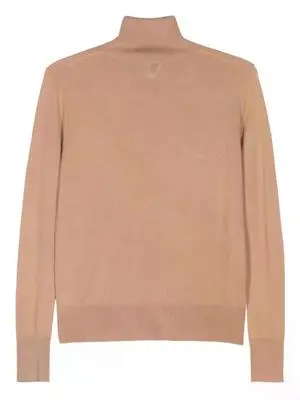 FORTE_FORTE Roll-neck Virgin-wool Jumper - Neutrals