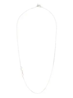 MARIA BLACK Sterling Pearl Chain Necklace - Silver