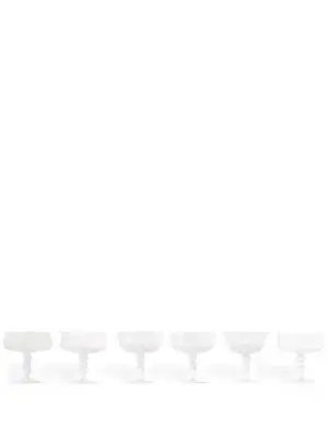 BITOSSI HOME Diseguale Transparent-design Goblets - Neutrals
