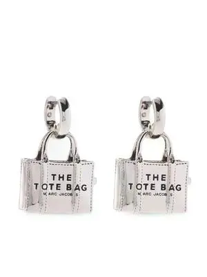 Marc Jacobs The Tote Bag Earrings - Silver