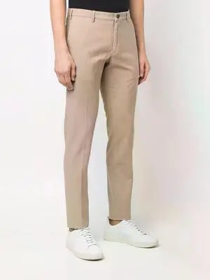 Incotex Straight-leg Cotton Trousers - Neutrals