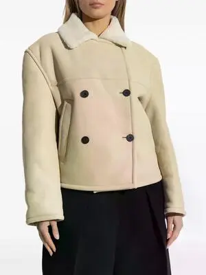 Jacquemus Double-breasted Shearling Jacket