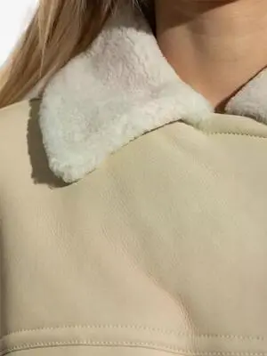Jacquemus Double-breasted Shearling Jacket