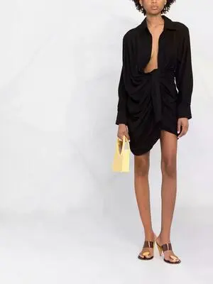 Jacquemus Long-sleeved Mini Shirt Dress