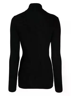 Y’s Front-slit Wool Knitted Top