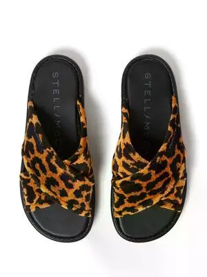 Stella McCartney Leopard-print Slides