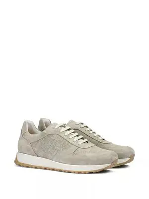 DOUCAL'S Suede Lace-up Sneakers