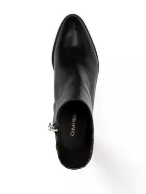 Calvin Klein Monogram-print Ankle Boots