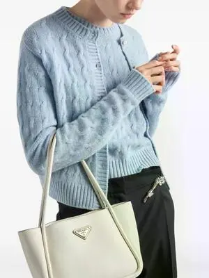 Prada Cable-knit Buttoned Cardigan