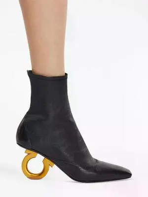 FERRAGAMO Elina 70mm Ankle Boots