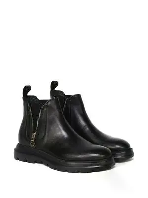 GIULIANO GALIANO Grained Leather Boots