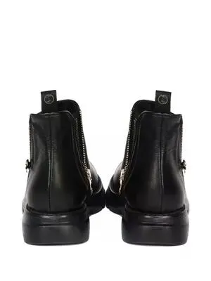 GIULIANO GALIANO Grained Leather Boots