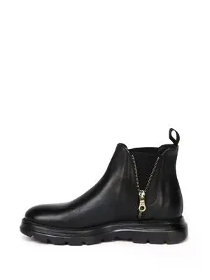 GIULIANO GALIANO Grained Leather Boots