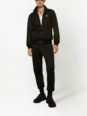 Dolce & Gabbana Logo-tag Zip-up Sweatshirt