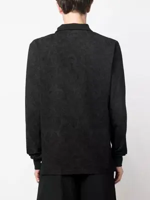 BILLIONAIRE Piquet Long-sleeved Polo Shirt