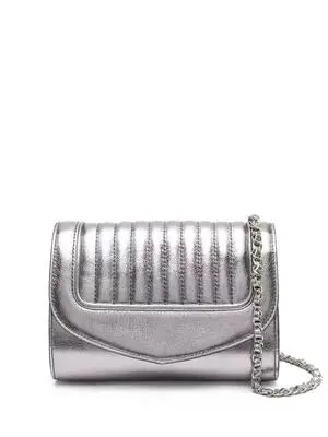 DELAGE Jeanne Metallic Cross-body Bag - Grey